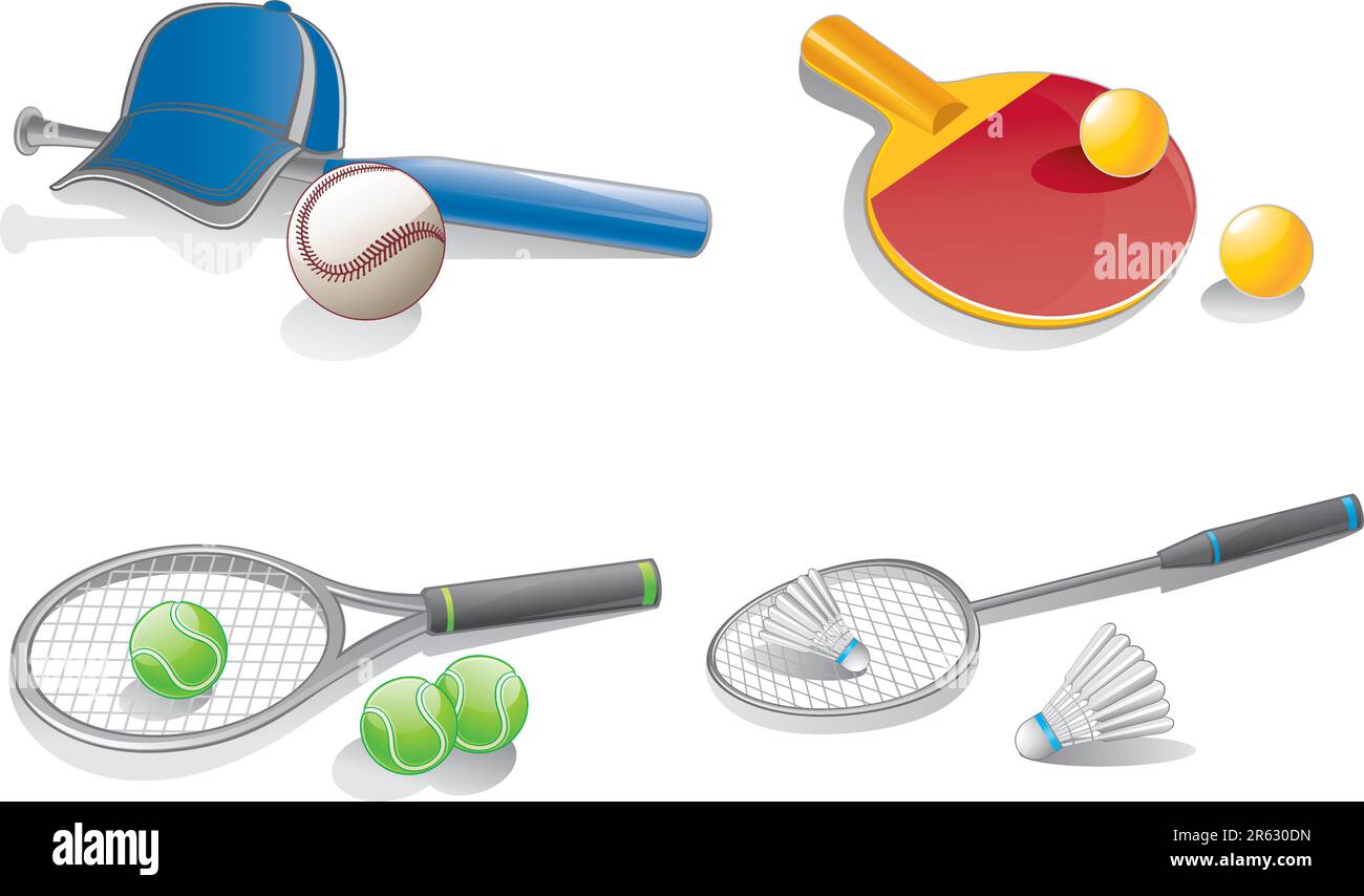 Badminton design hi-res stock photography and images - Alamy