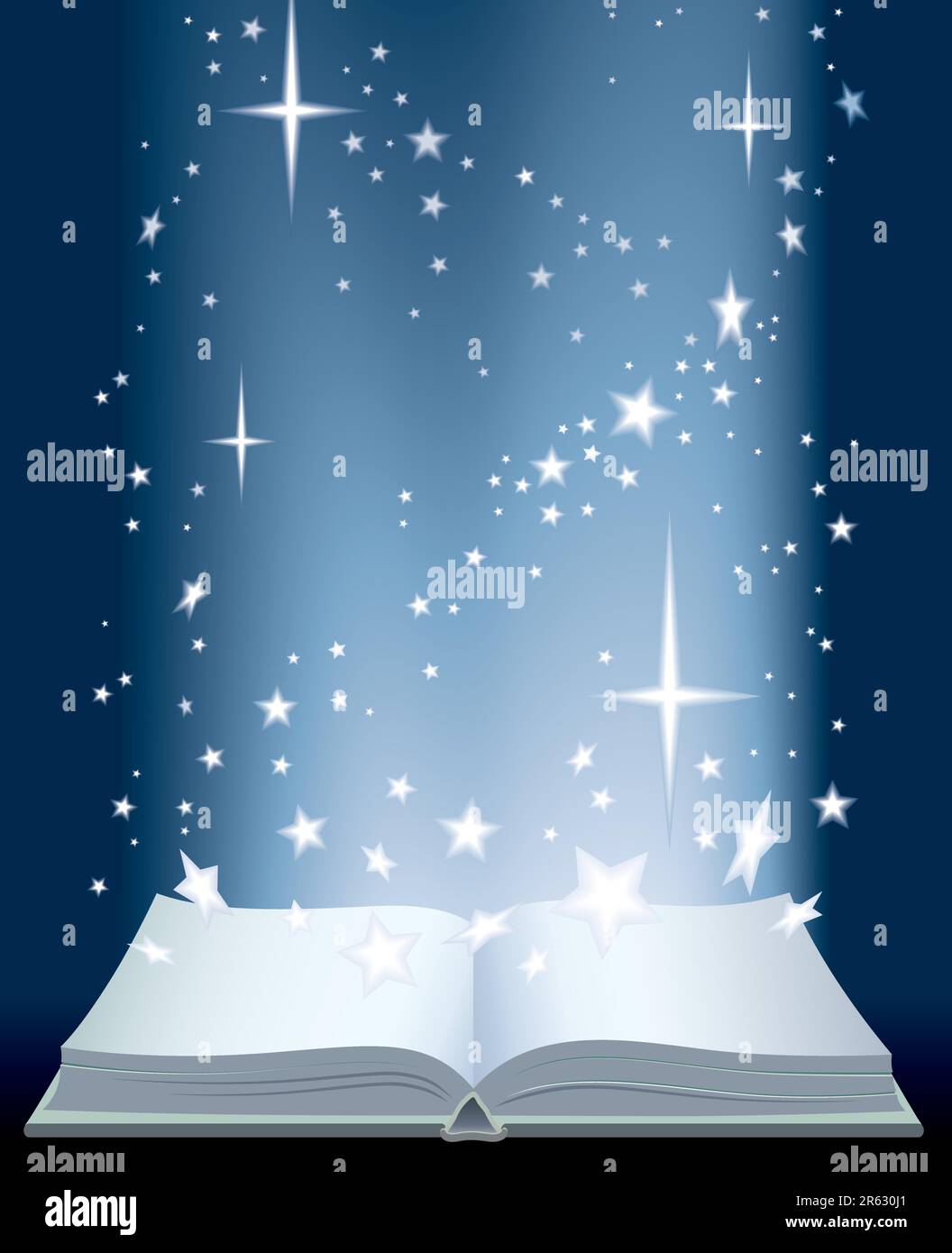 Magic book cover Stock Vector Images - Alamy