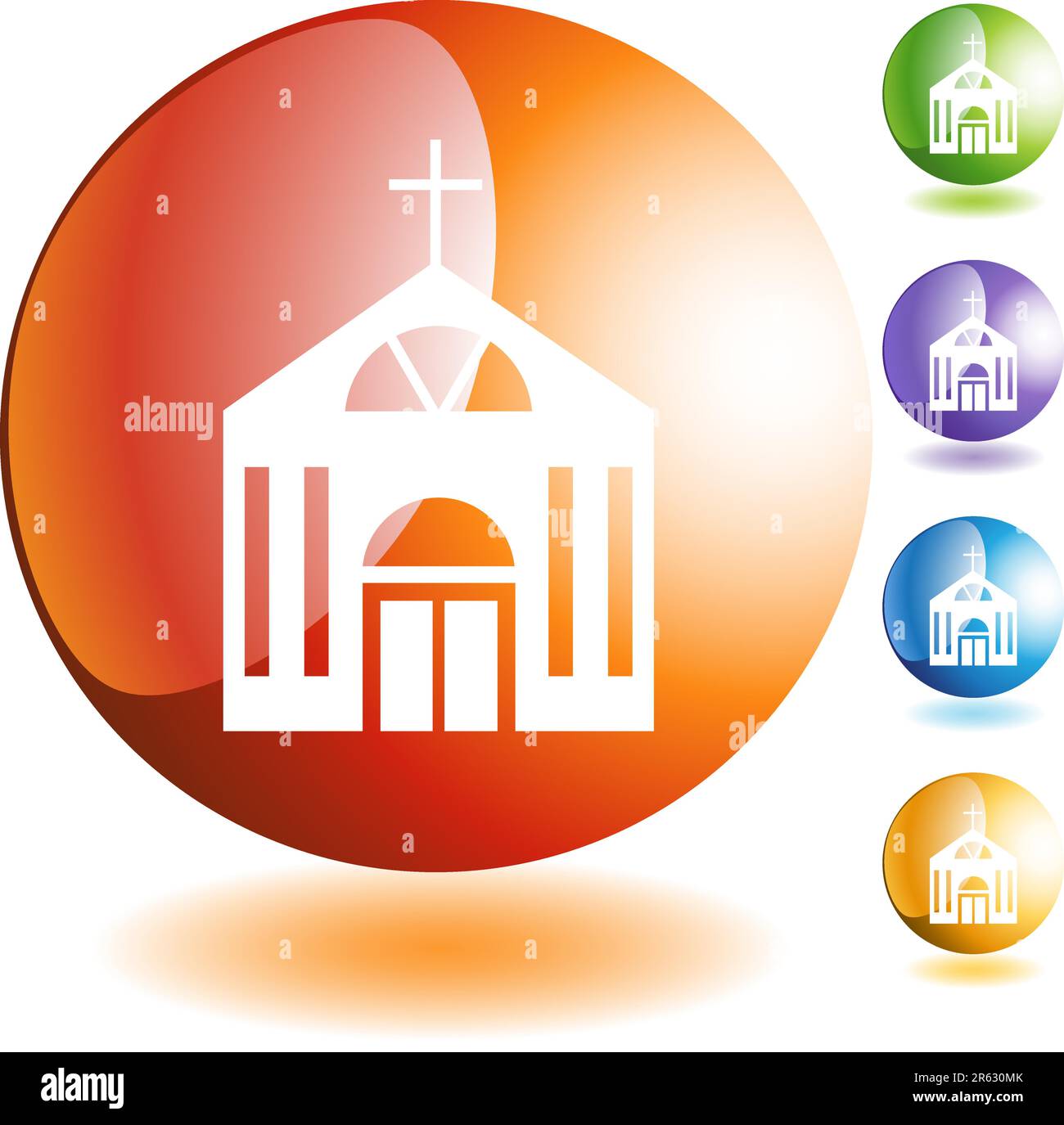 Church web button isolated on a background Stock Vector Image & Art - Alamy