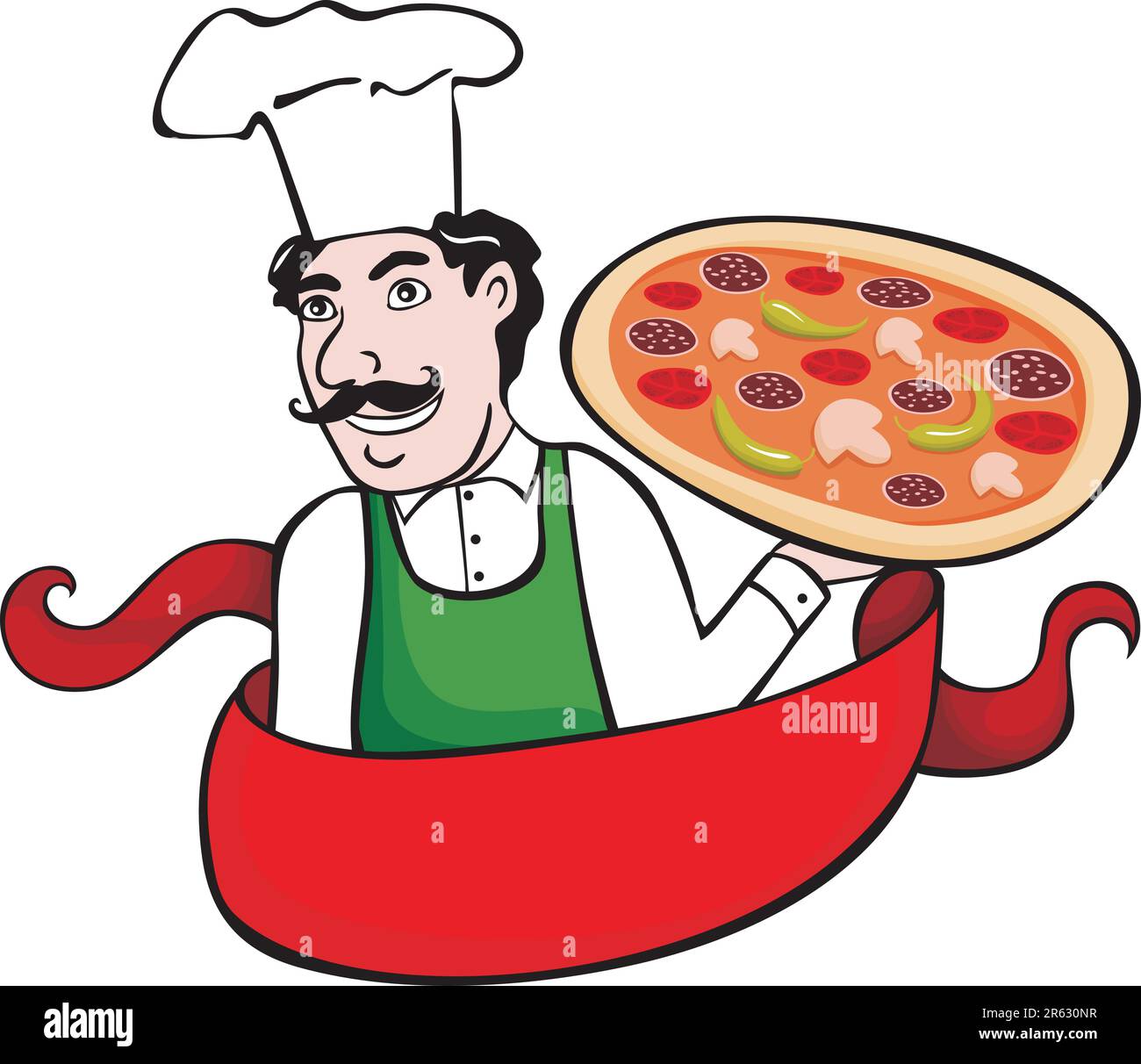 Lunchtime vector Cut Out Stock Images & Pictures - Alamy