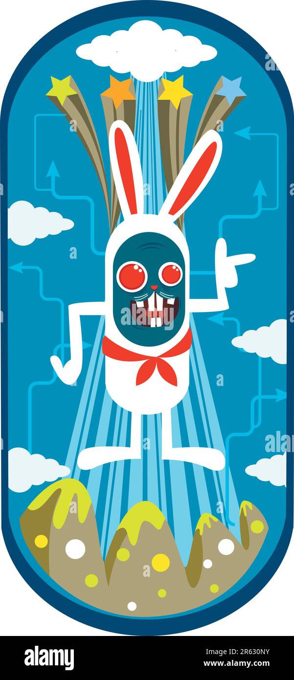rabbit character design Stock Vector Image & Art - Alamy