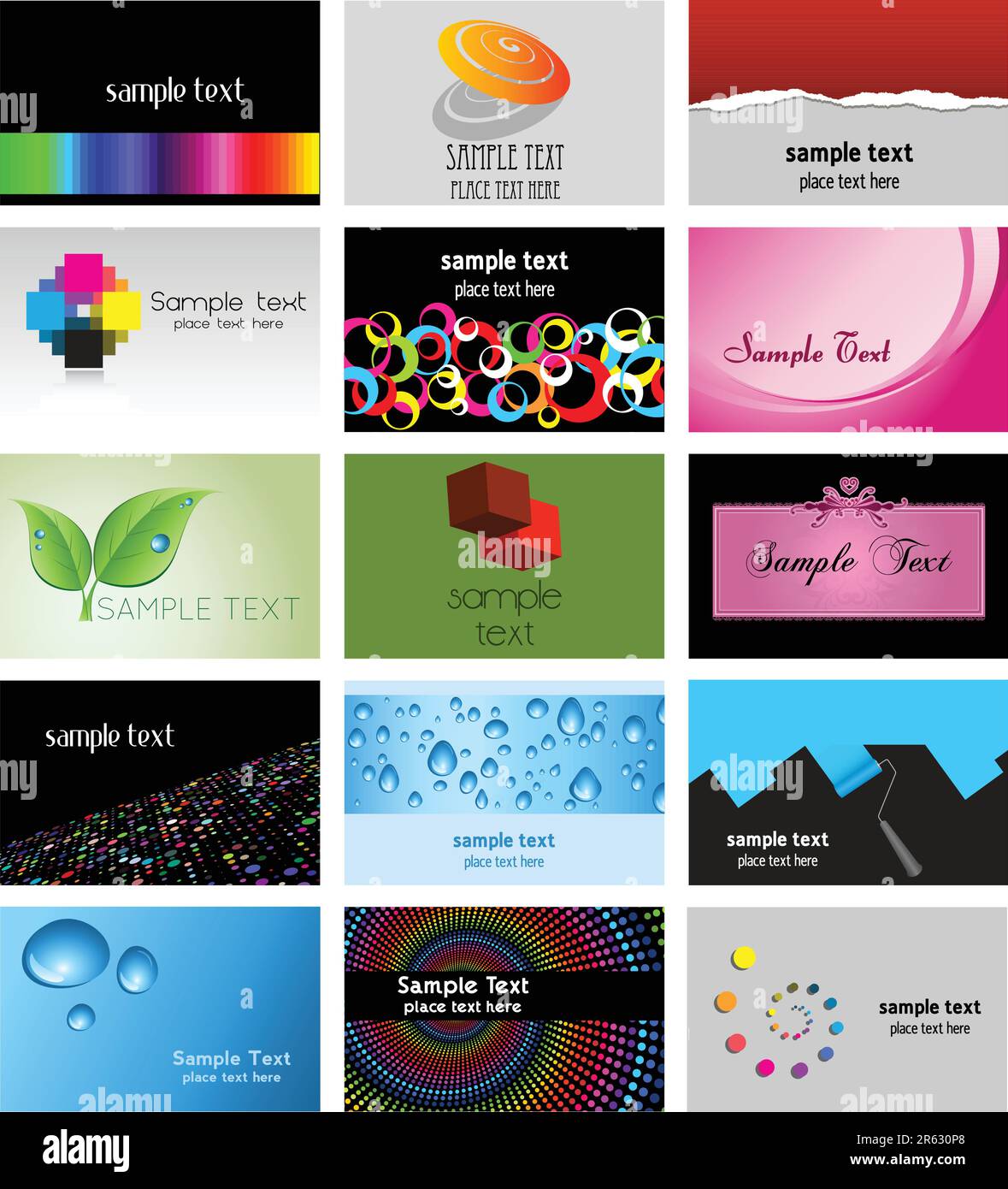 Large leaf designs Stock Vector Images - Alamy