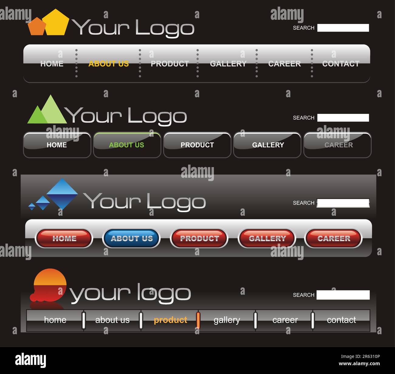 Modern bars Stock Vector Images - Alamy
