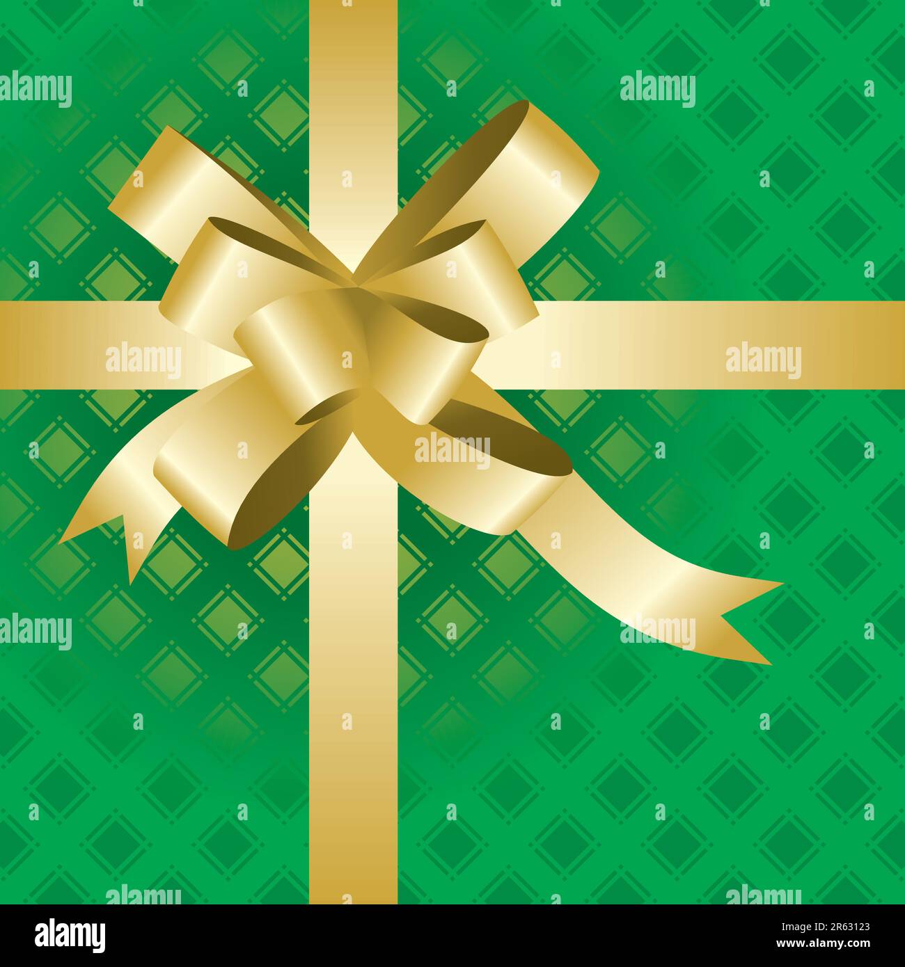 golden ribbon and bow - vector illustration Stock Vector Image & Art ...