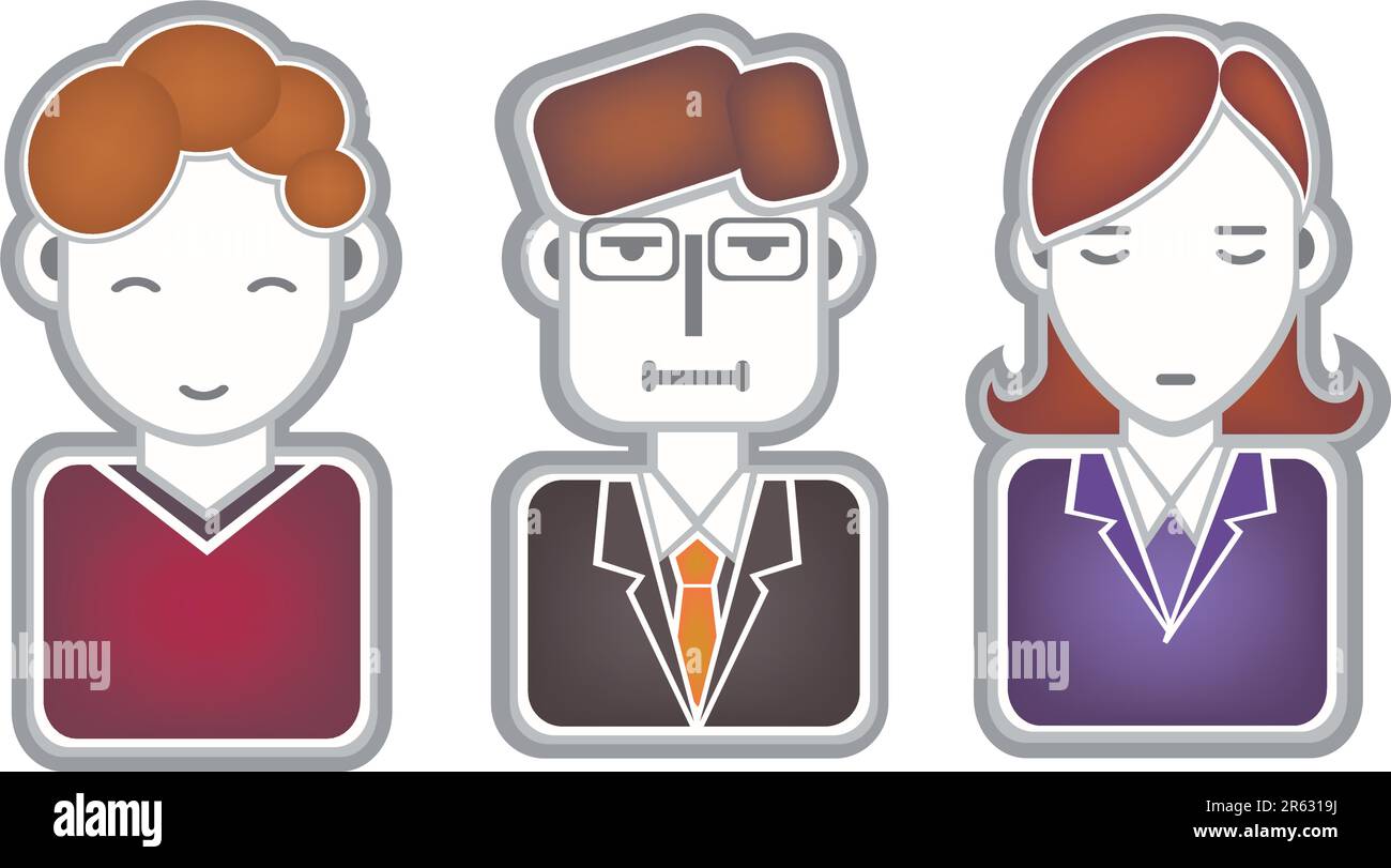 Head icons pattern design Stock Vector Image & Art - Alamy