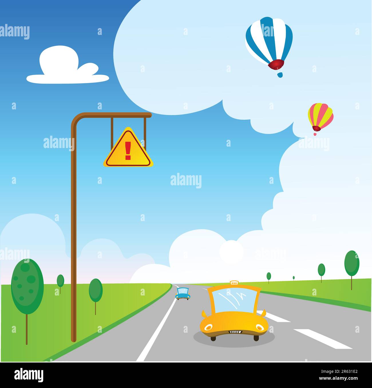 Suburbs traffic road background design Stock Vector Image & Art - Alamy