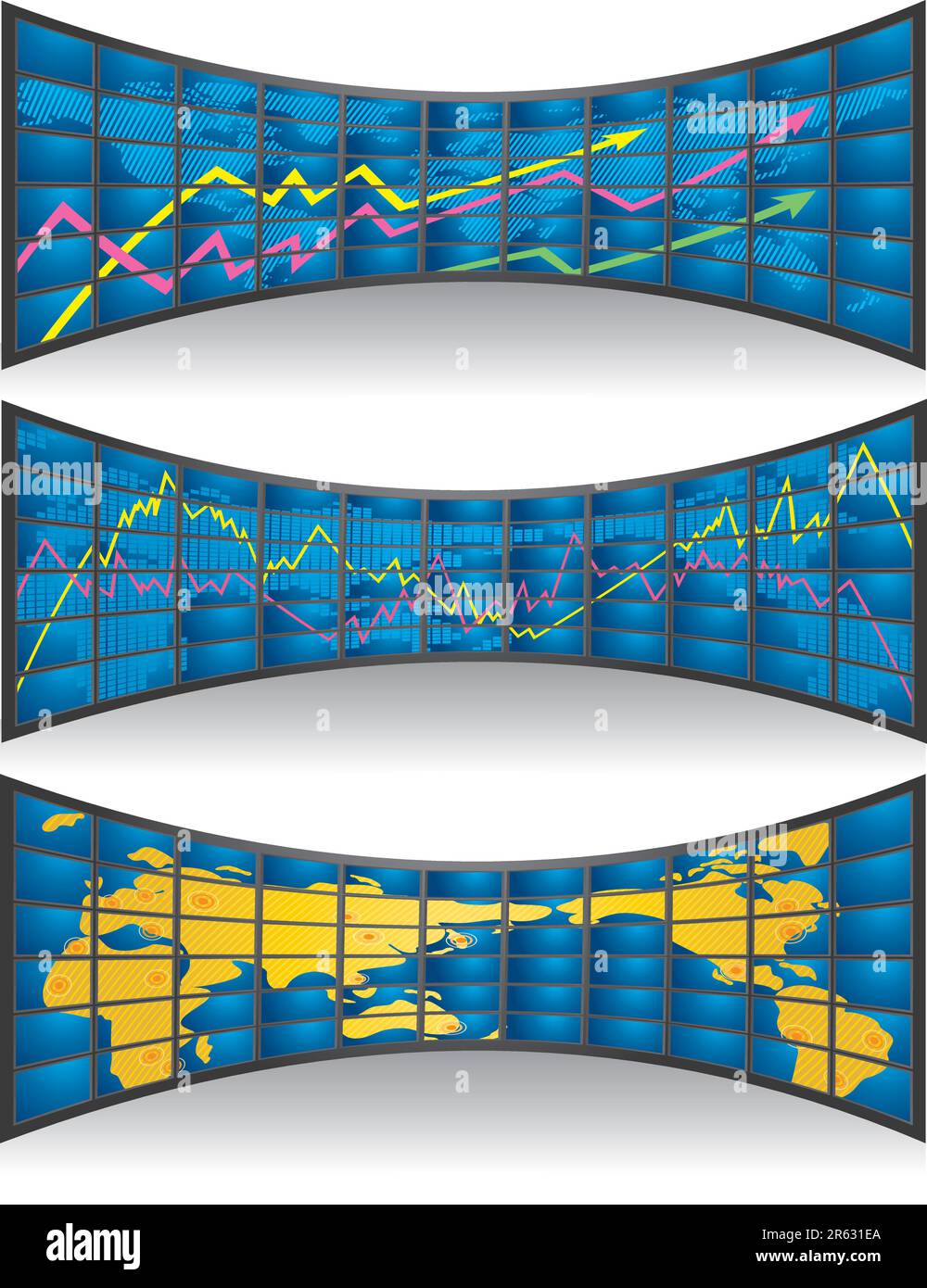 Large screen Stock Vector Images - Alamy