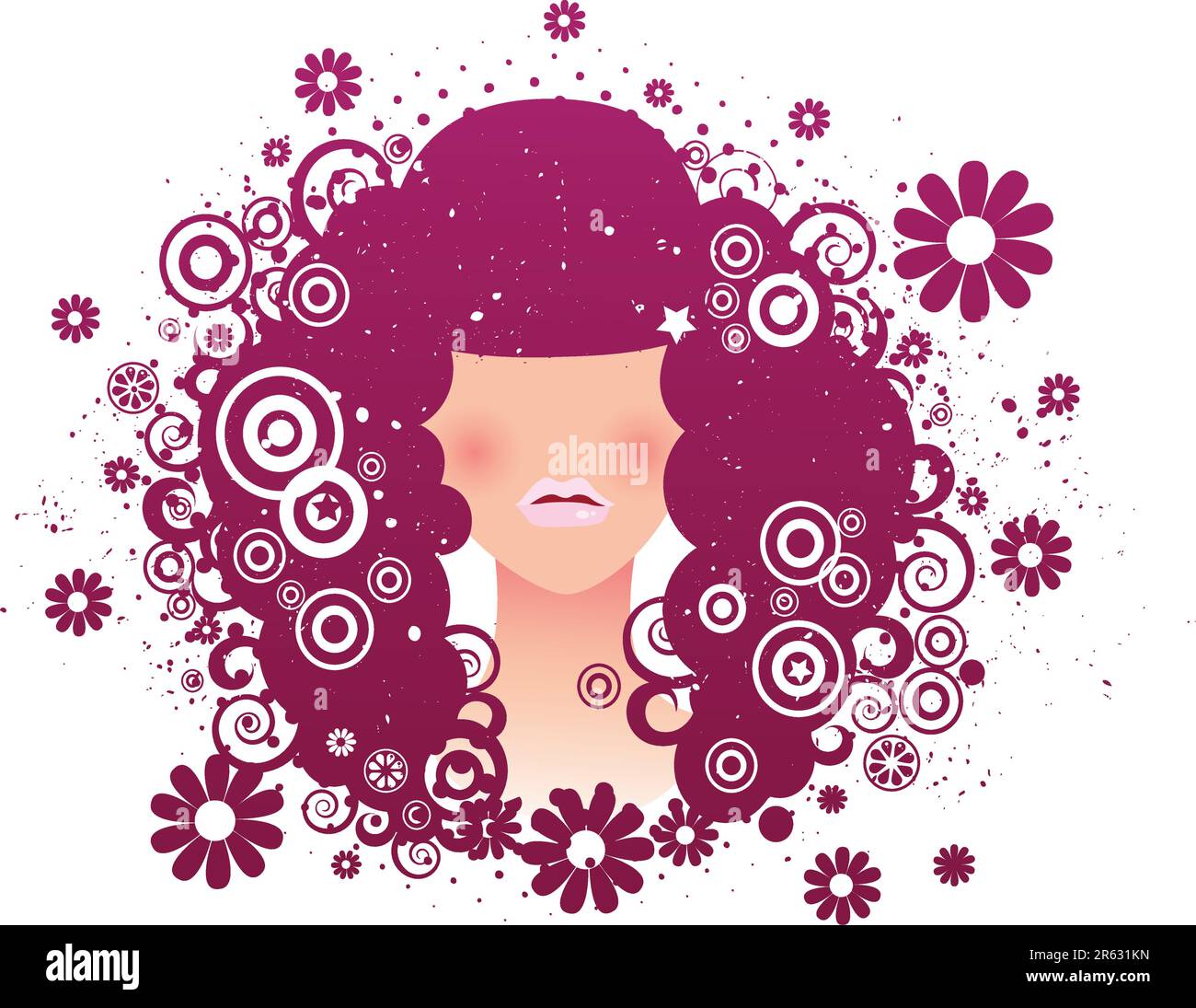 Abstract girl design hi-res stock photography and images - Alamy