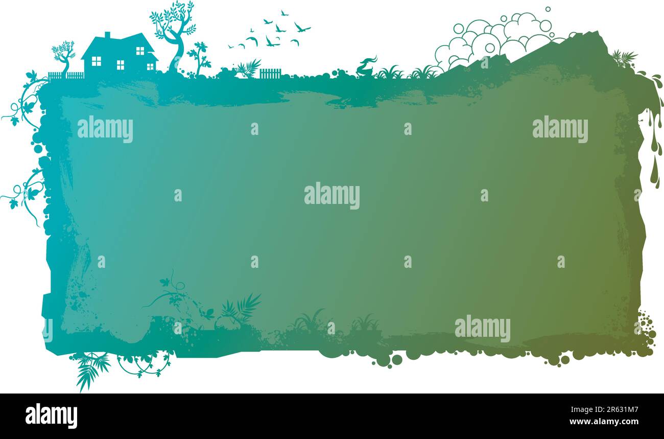 Countryside theme creative signboard background Stock Vector Image ...