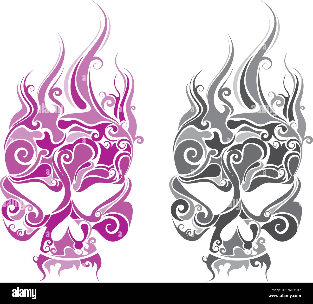 Skull pattern hi-res stock photography and images - Alamy