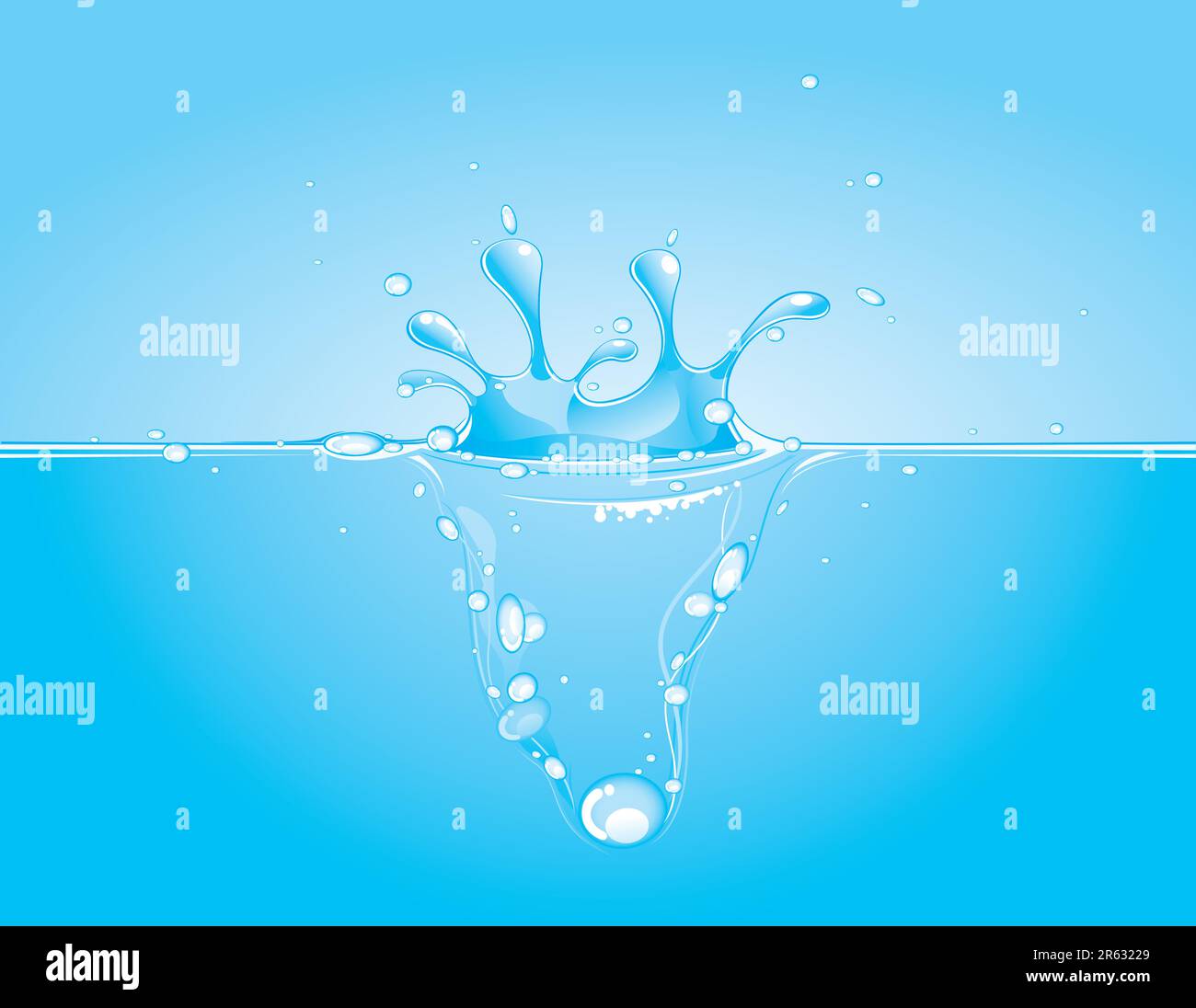 Water drop design background,vector illustration Stock Vector Image ...