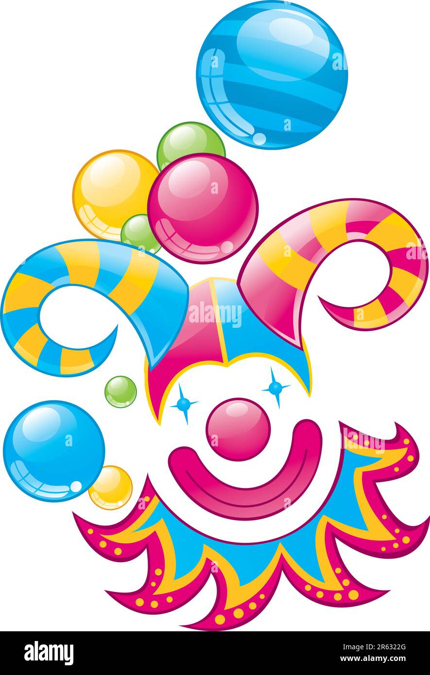Clown pattern Stock Vector Images - Alamy