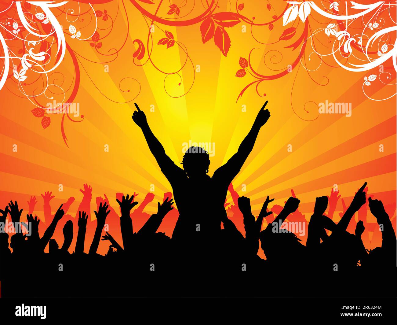 Excited adult Stock Vector Images - Alamy