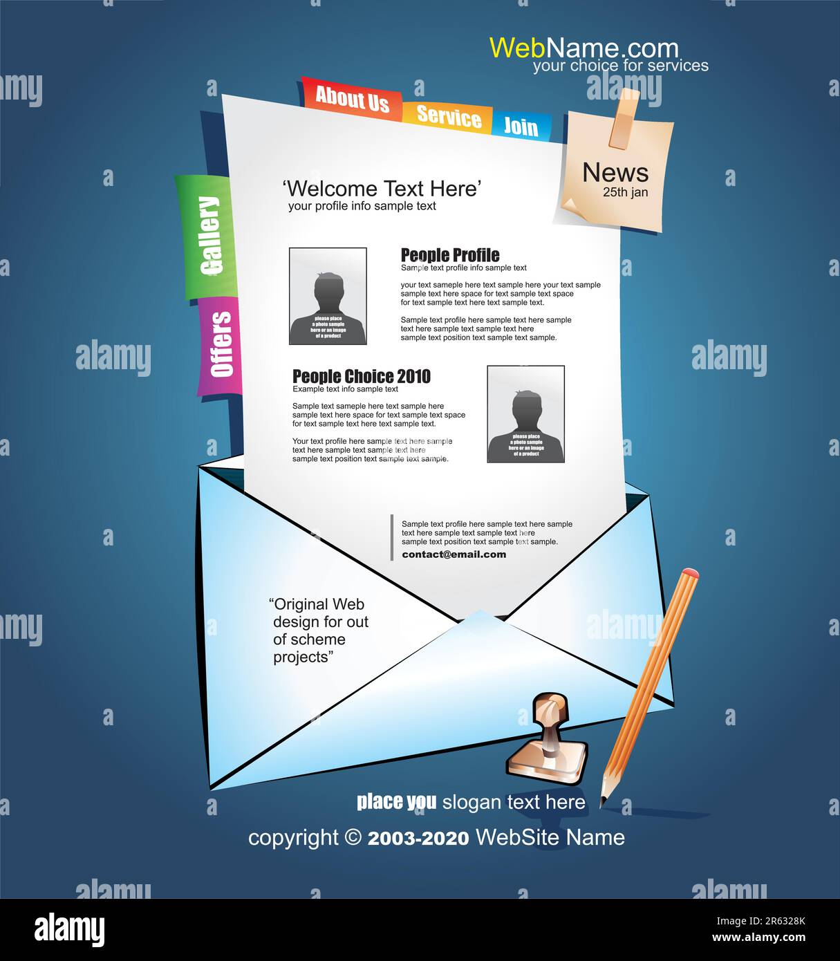 Original portfolio Stock Vector Images - Alamy