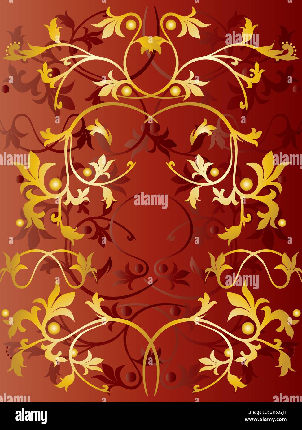 Gold border modern hi-res stock photography and images - Alamy