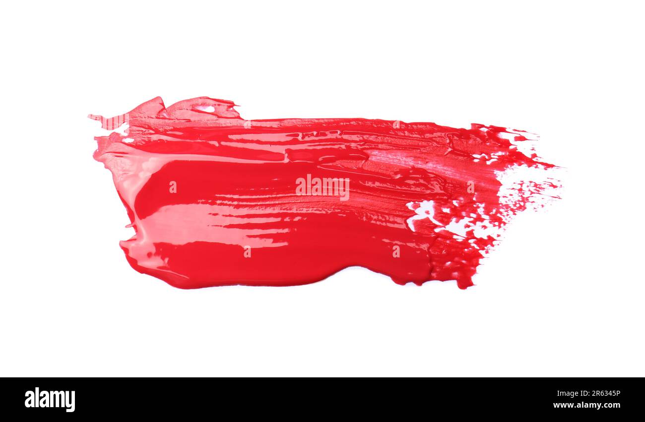 Beautiful red paint smear hi-res stock photography and images - Alamy