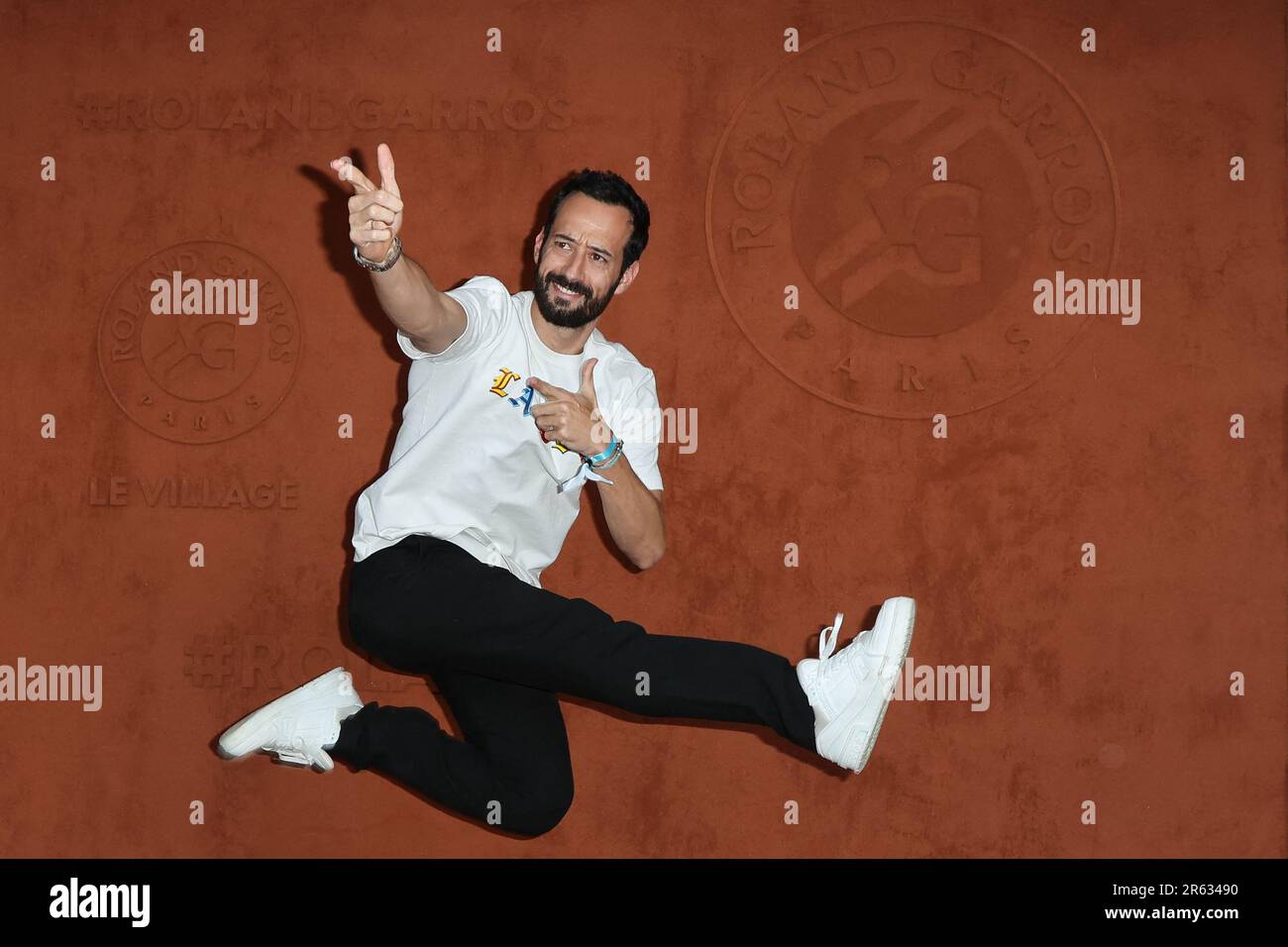 Paris, France. 06th June, 2023. Mathieu Forget at village during French ...