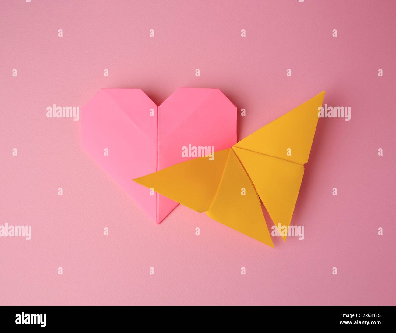 Flat Origami Heart