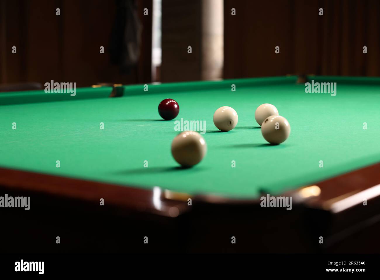 Stylish billiard table white hi-res stock photography and images - Alamy