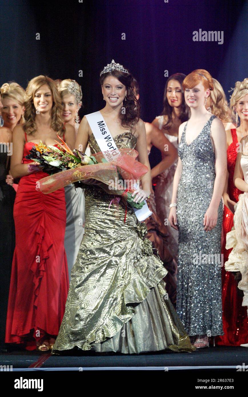 Katie Richardson, crowned Miss World Australia 2008 at the crowning ...