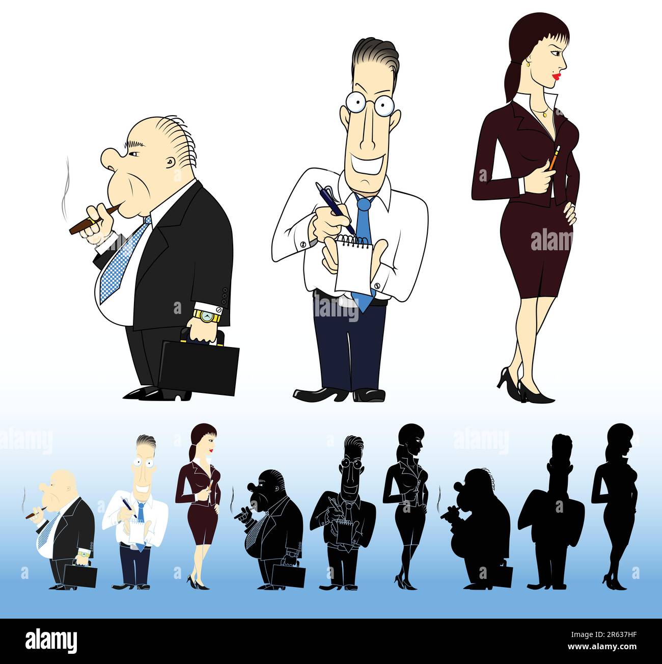 Manager look Stock Vector Images - Alamy