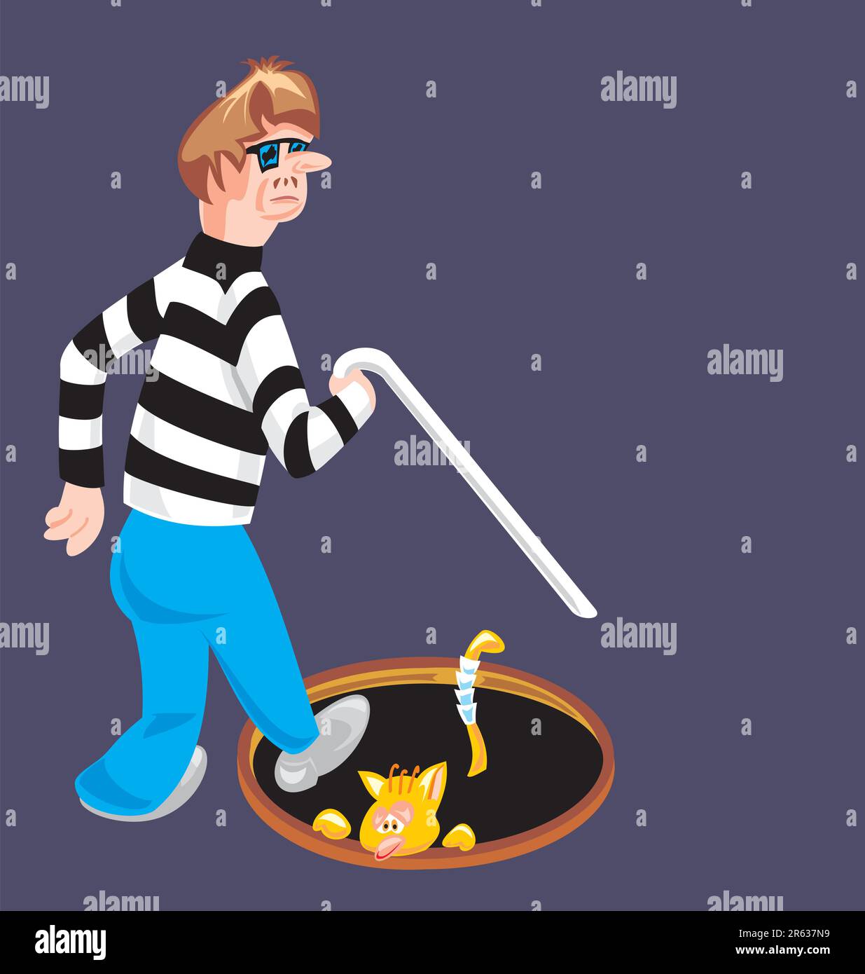 Hole street Stock Vector Images - Alamy