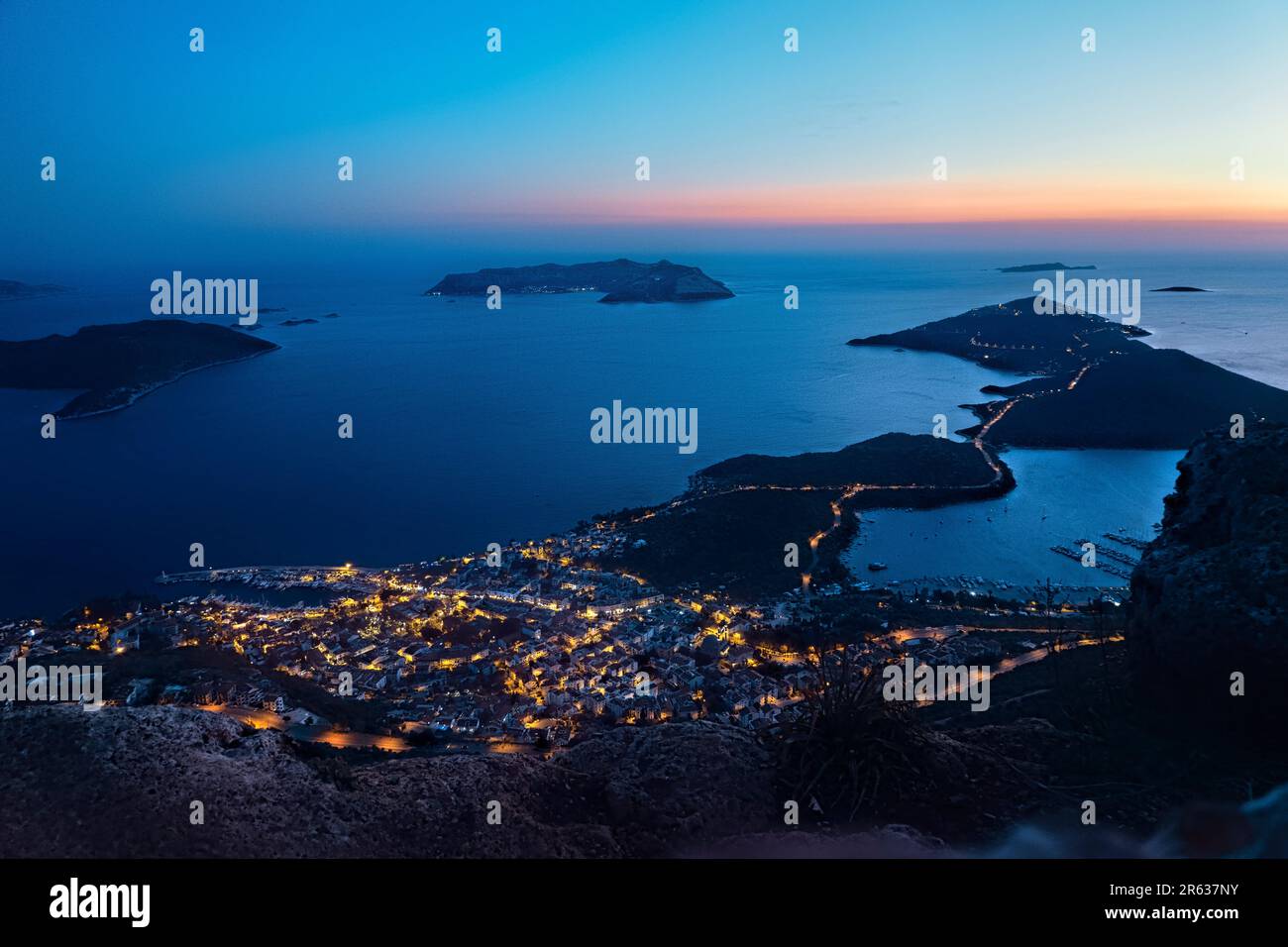 Kas turkey night view hi-res stock photography and images - Alamy