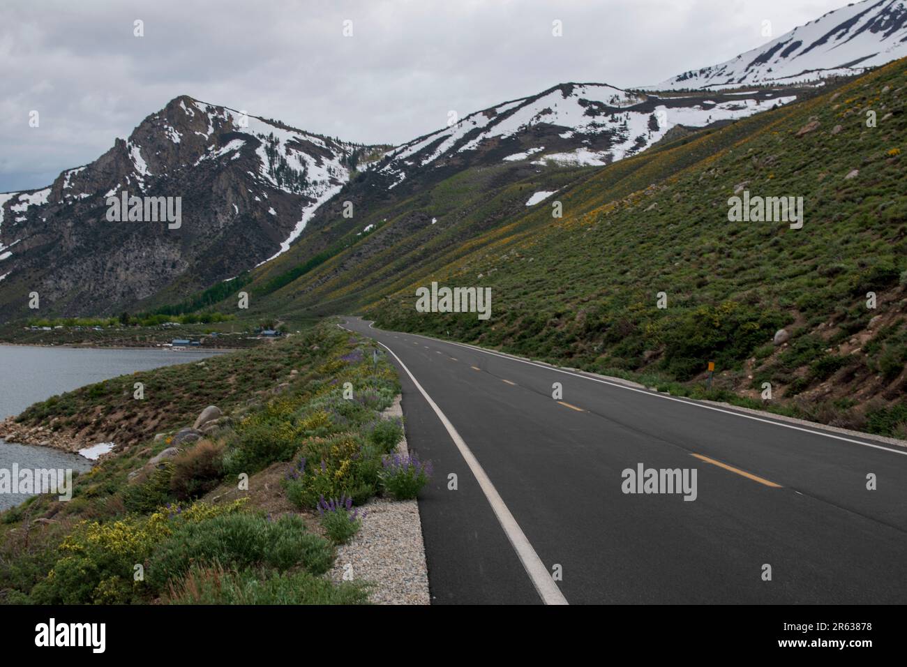 Grant Lake is one of the lakes along the June Lake Loop in Mono County ...