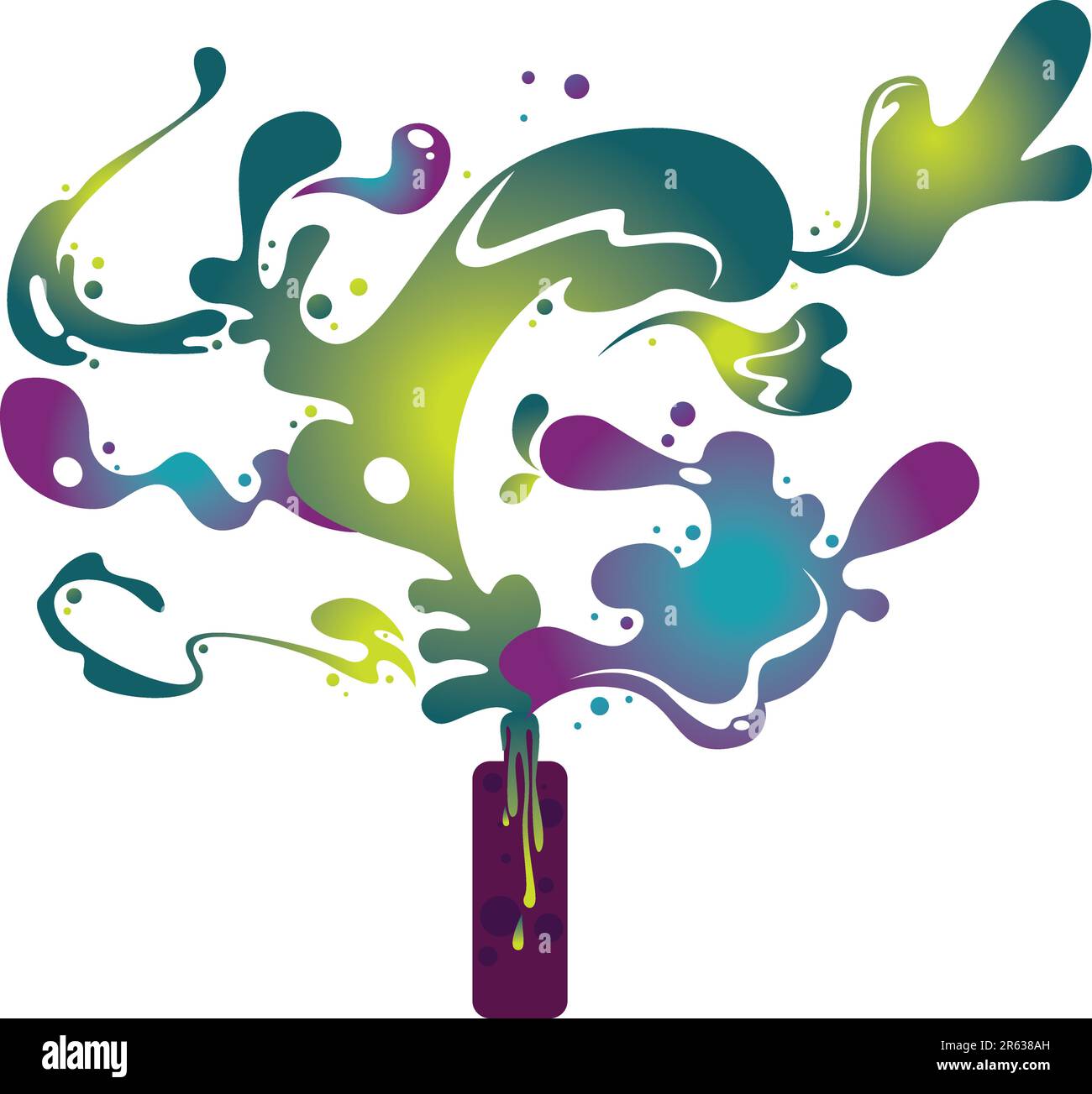 Liquid creativity Stock Vector Images - Alamy