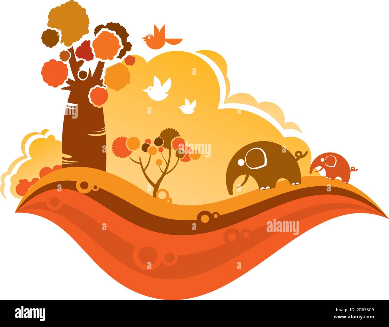 Scenery image Stock Vector Images - Alamy