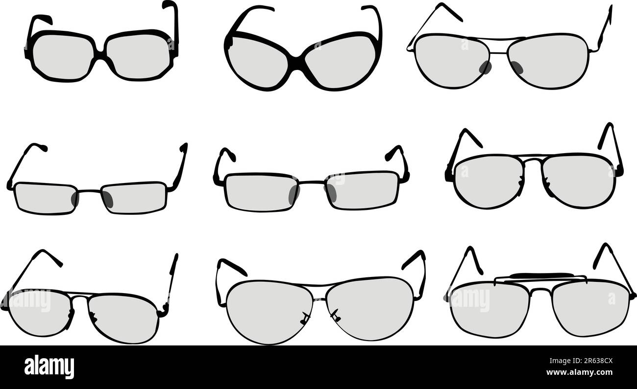 Vector illustrations landscape Black and White Stock Photos & Images ...