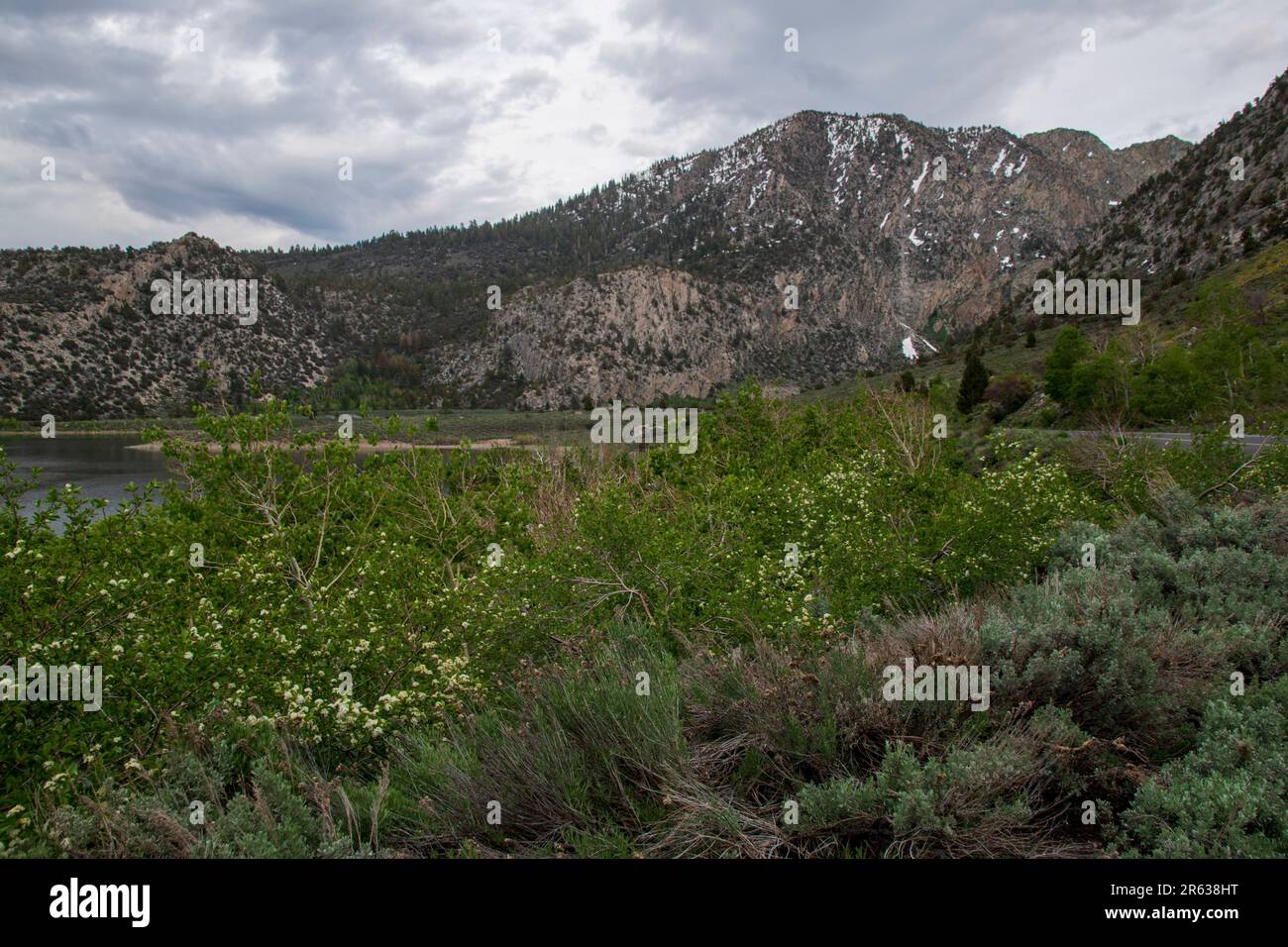 Grant Lake is one of the lakes along the June Lake Loop in Mono County ...