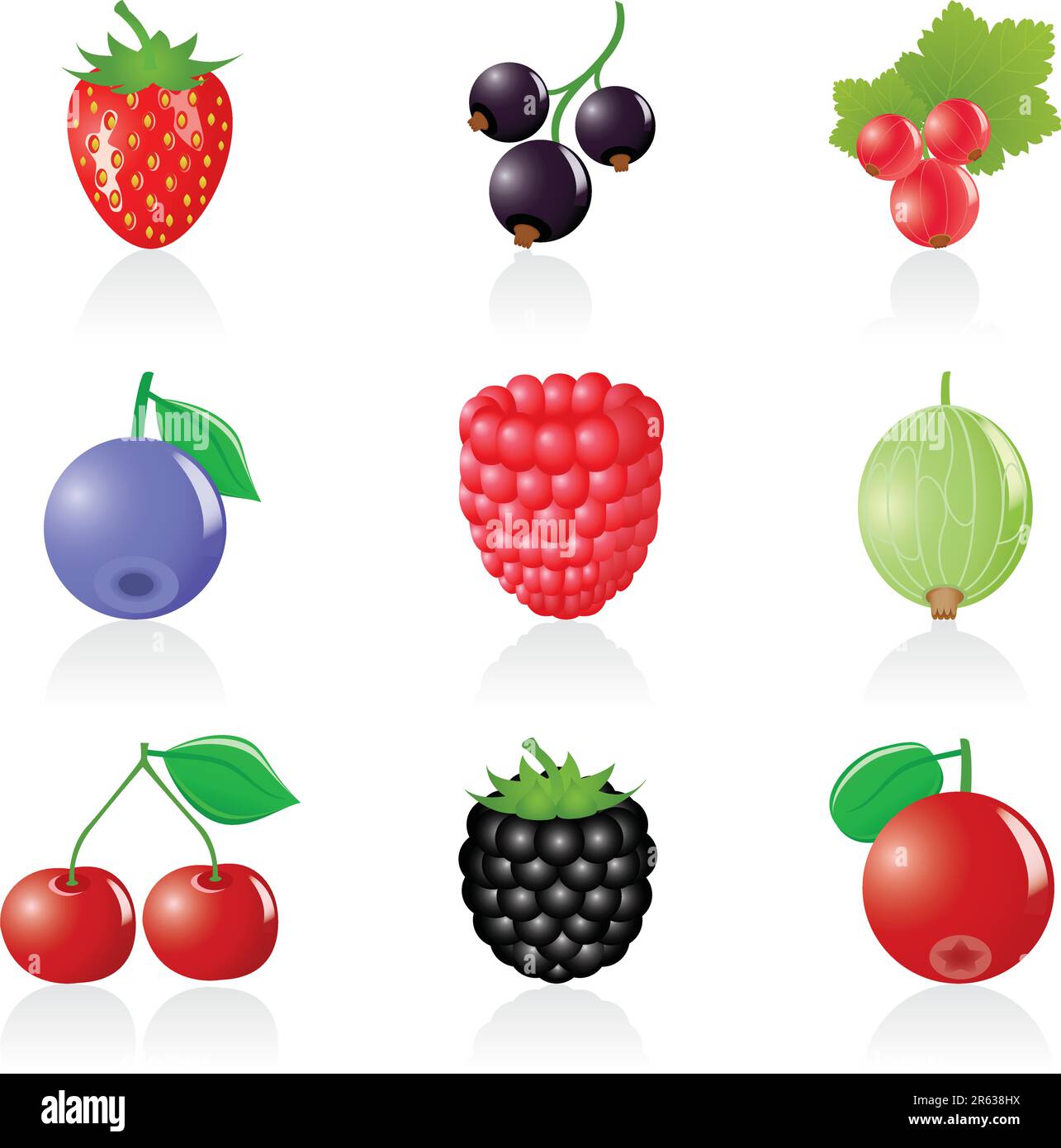 Berry and garden Stock Vector Images - Alamy