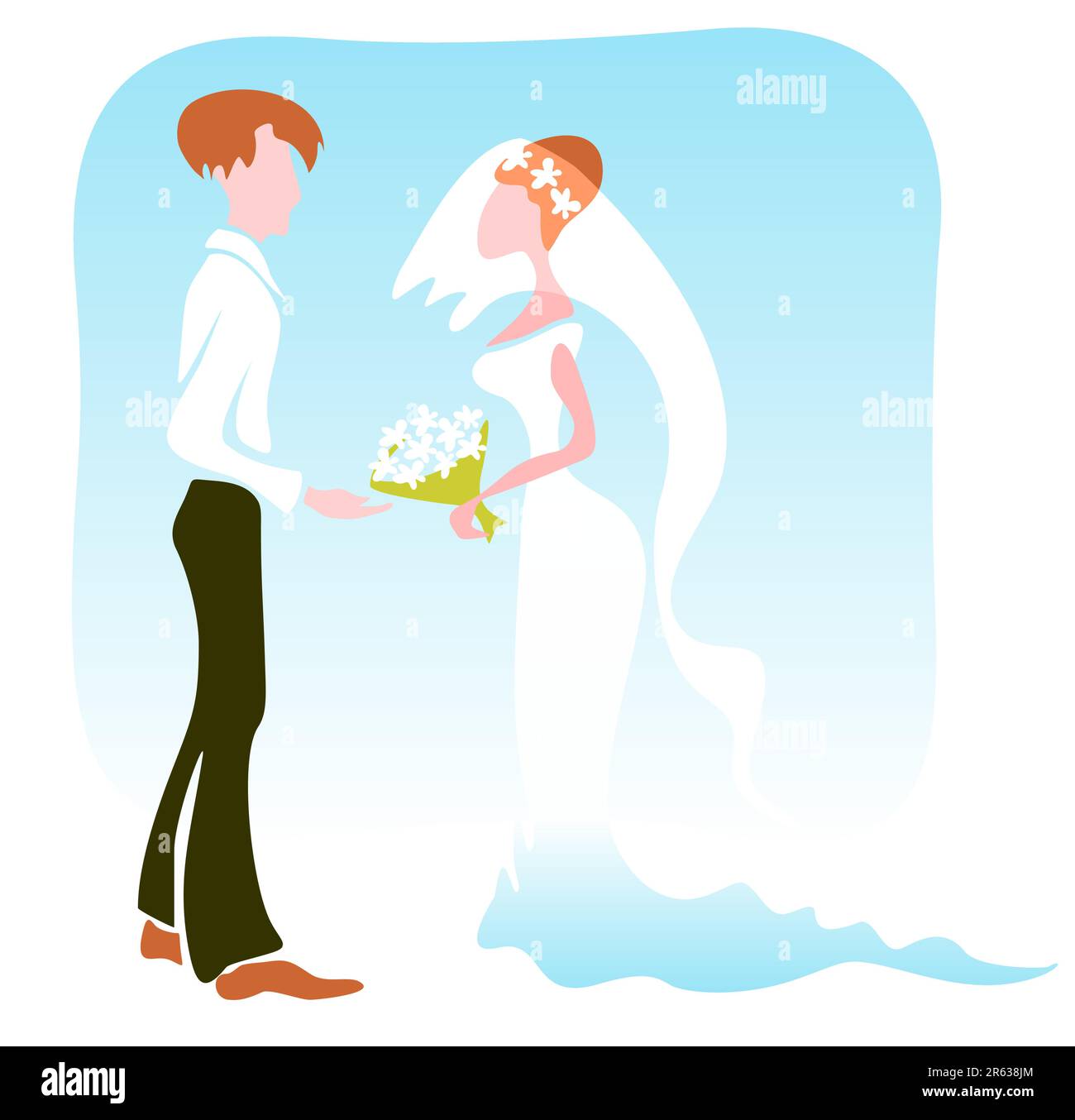 Husband hold hands wife Stock Vector Images - Alamy