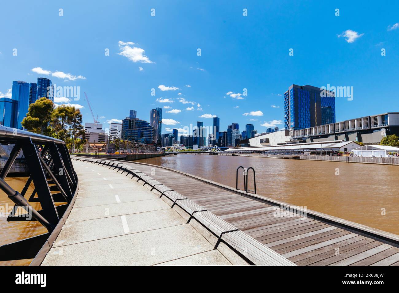 South Wharf Precinct in Melbourne Australia Stock Photo - Alamy