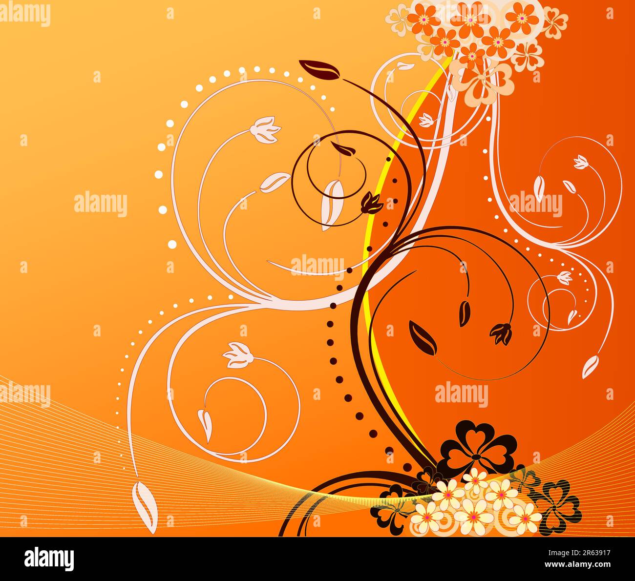 Floral Artistic Vector Background Illustration Stock Vector Image And Art