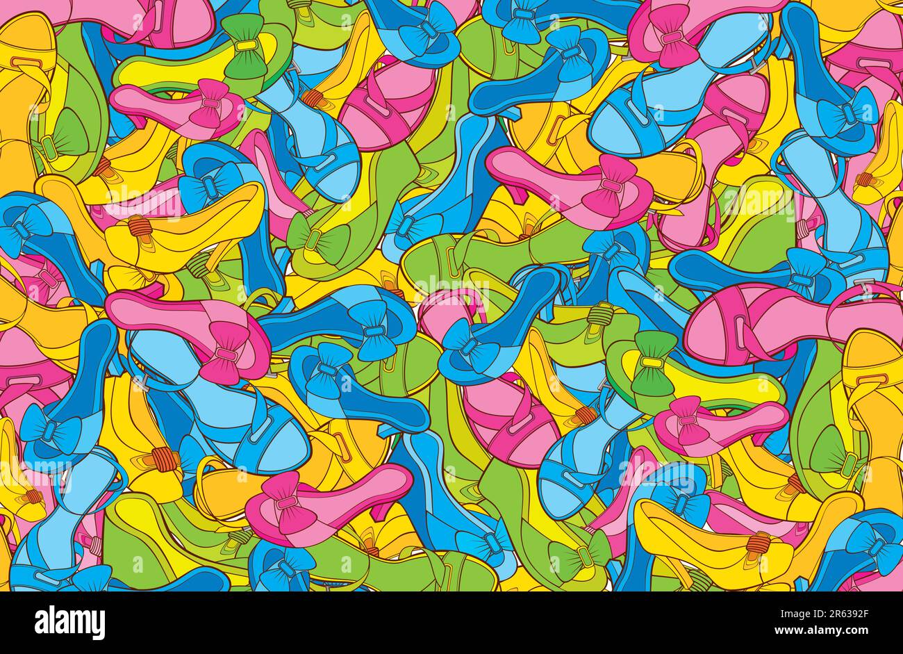 Sandals fashion Stock Vector Images - Alamy