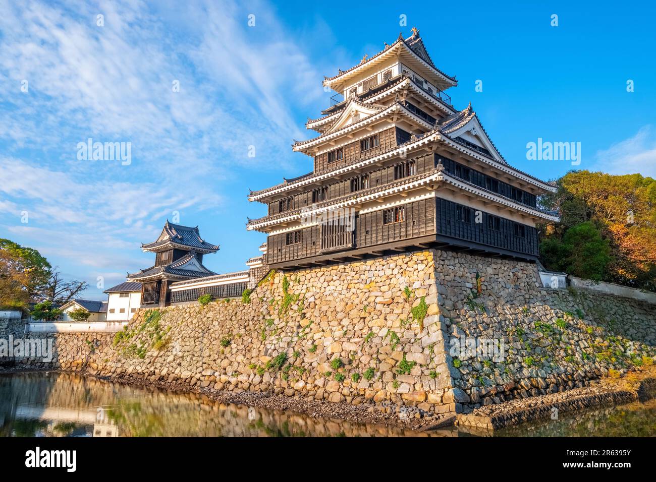 Nakatsu, Japan - Nov 26 2022: Nakatsu Castle known as one of the three ...