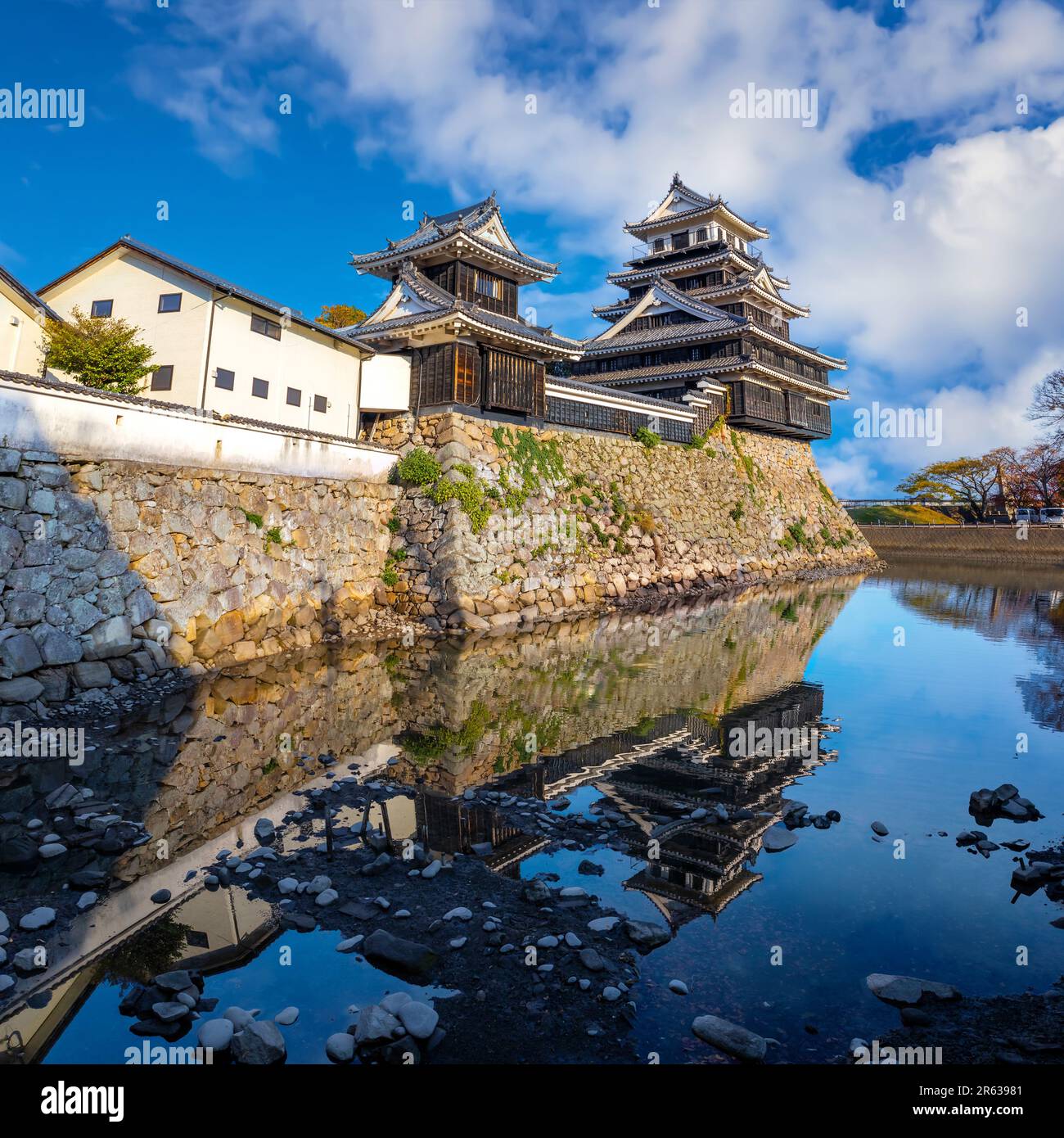 Nakatsu, Japan - Nov 26 2022: Nakatsu Castle known as one of the three ...