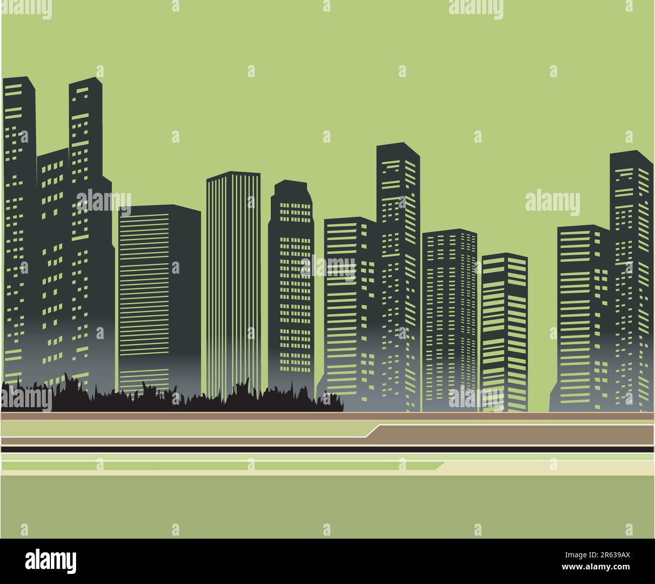 urban background illustration drawing Stock Vector Image & Art - Alamy