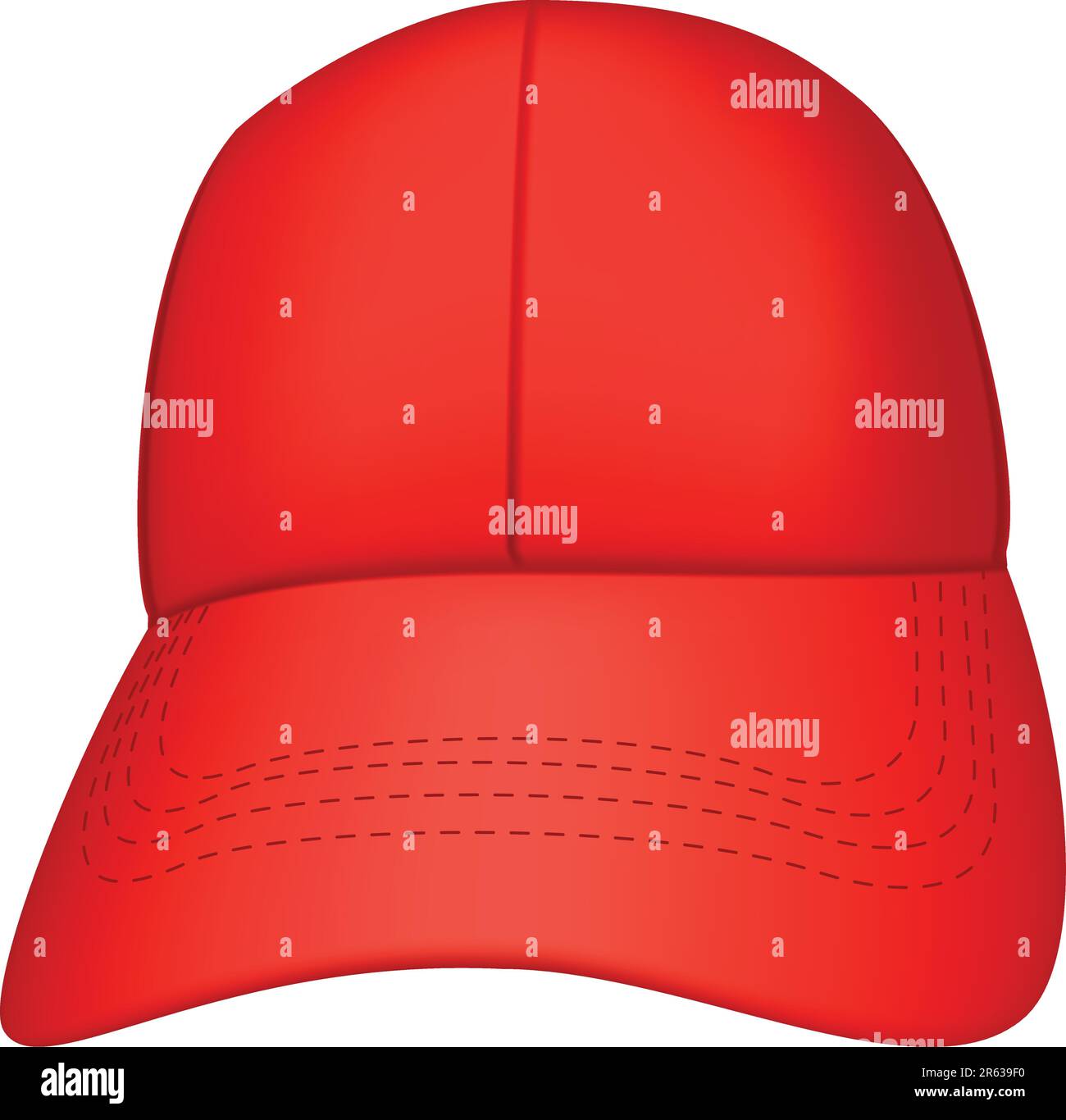 Illustration of a red baseball cap Stock Vector Image & Art - Alamy