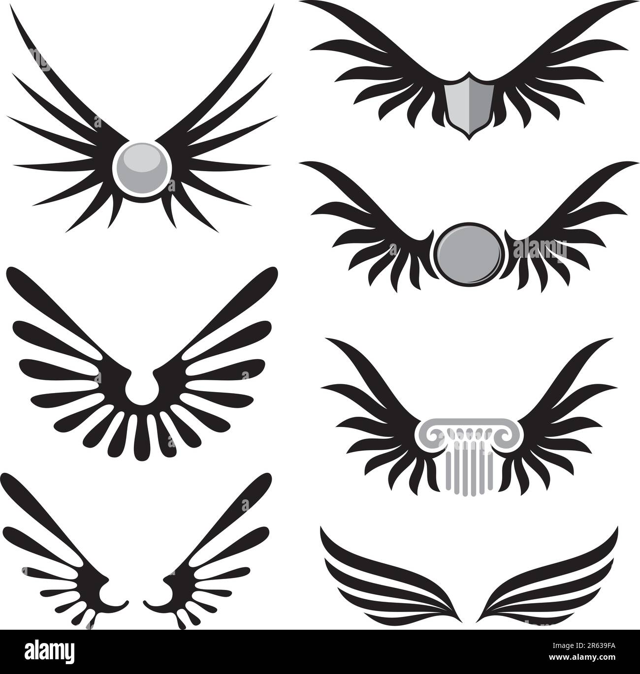 Wing symmetry Stock Vector Images - Alamy
