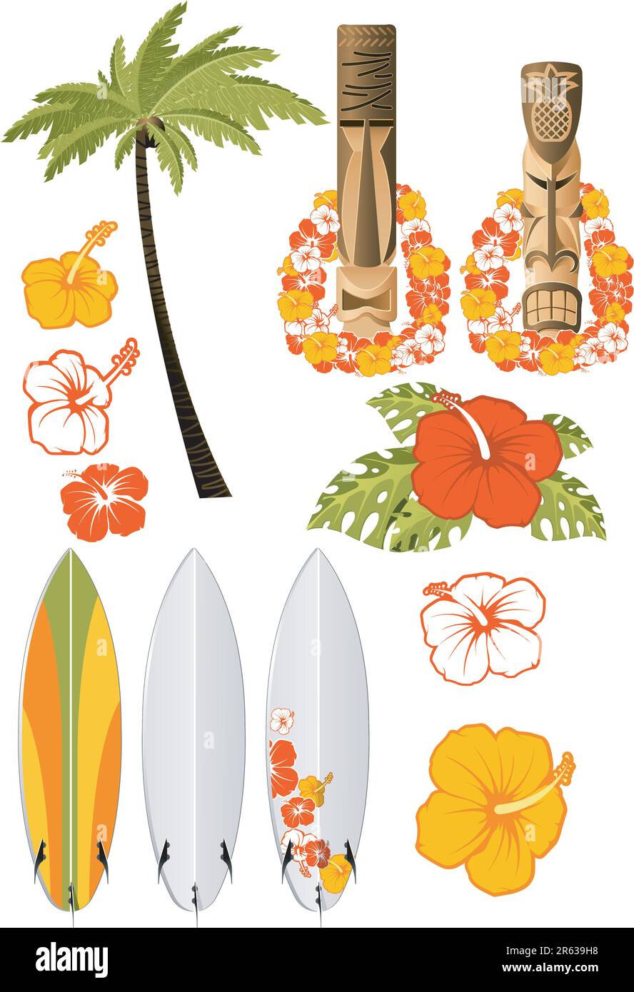 Hawaiian totem Stock Vector Images - Alamy