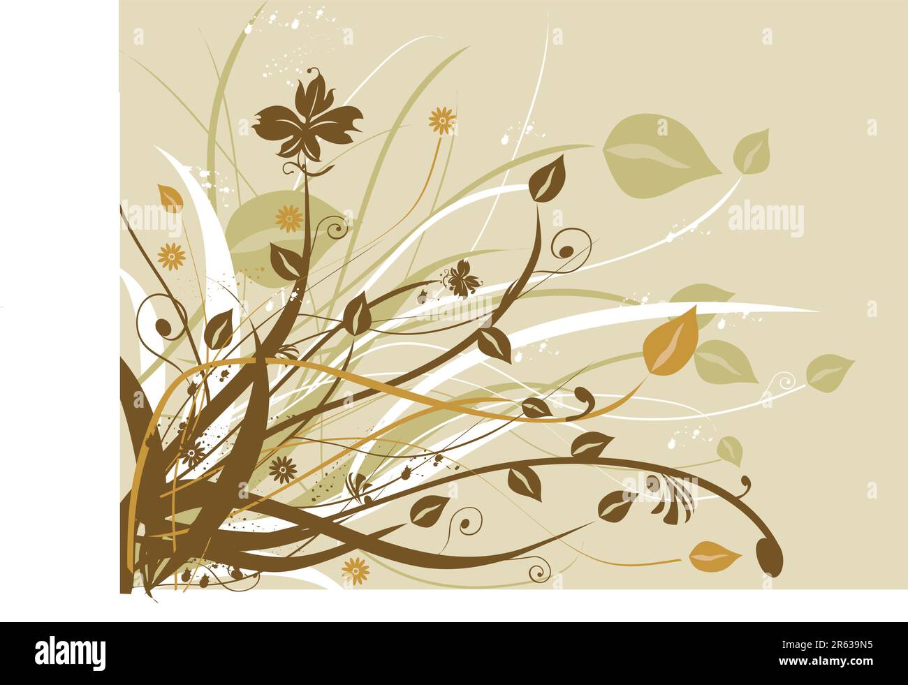 floral background illustration drawing Stock Vector Image & Art - Alamy
