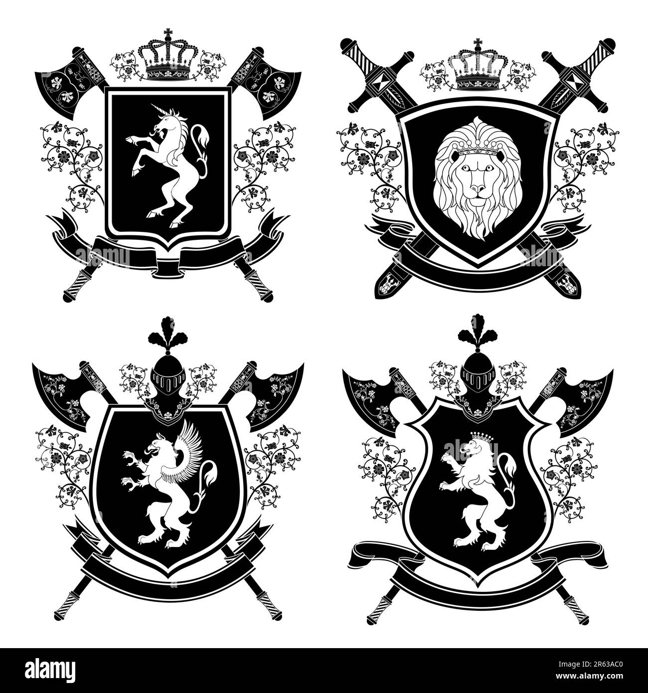 Coat of arms. Vector illustration Stock Vector Image & Art - Alamy