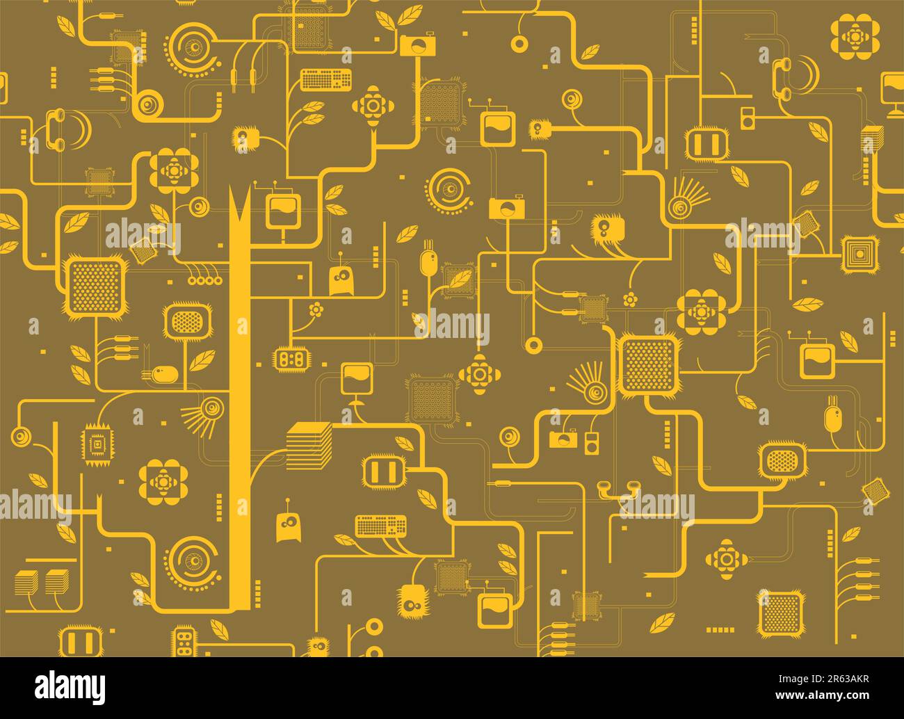 creative electronic component texture background Stock Vector Image ...