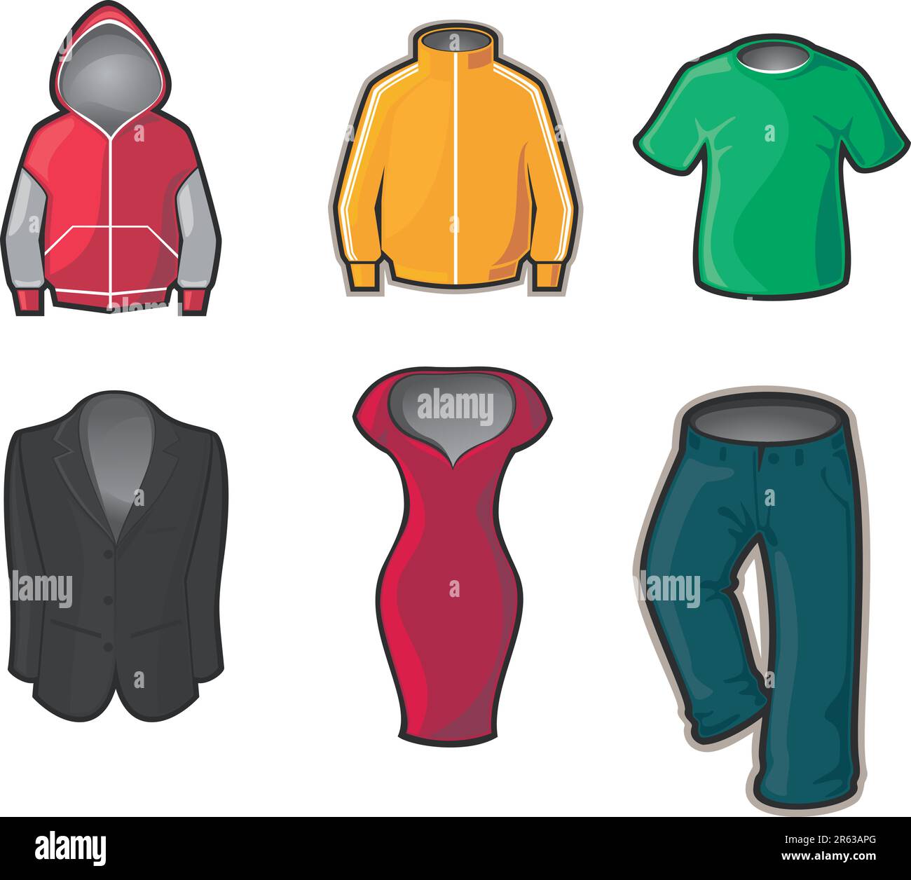 Groovy Clothes Stock Vector Images Alamy