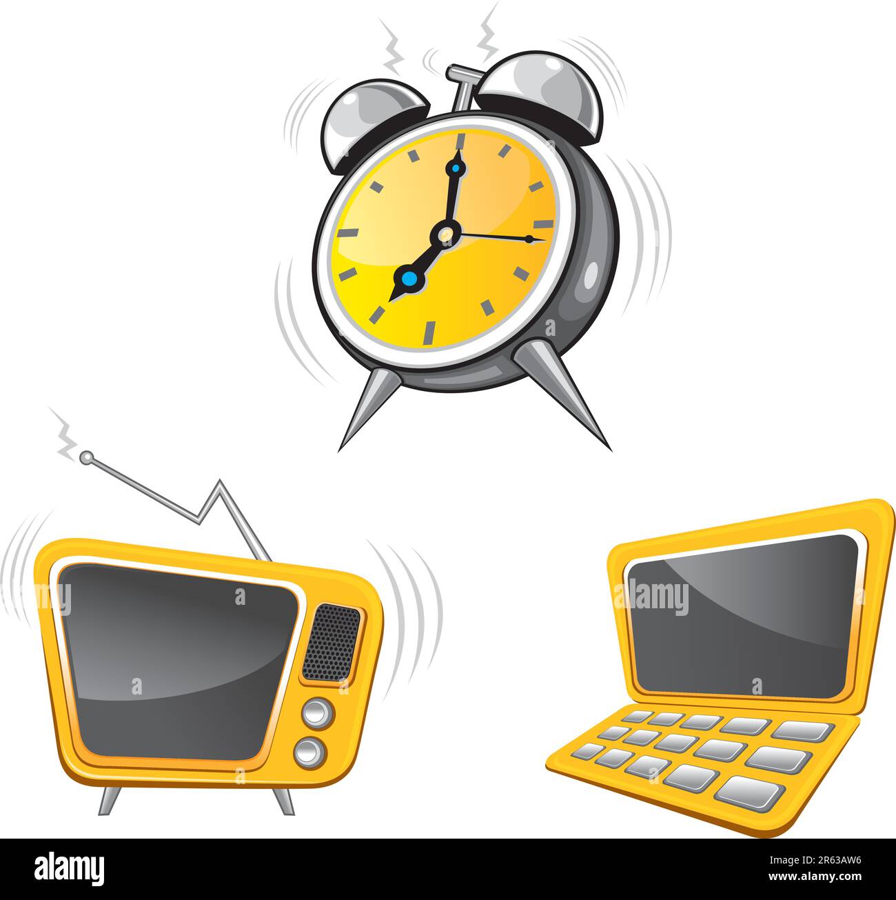 Tv backdrop Stock Vector Images - Alamy