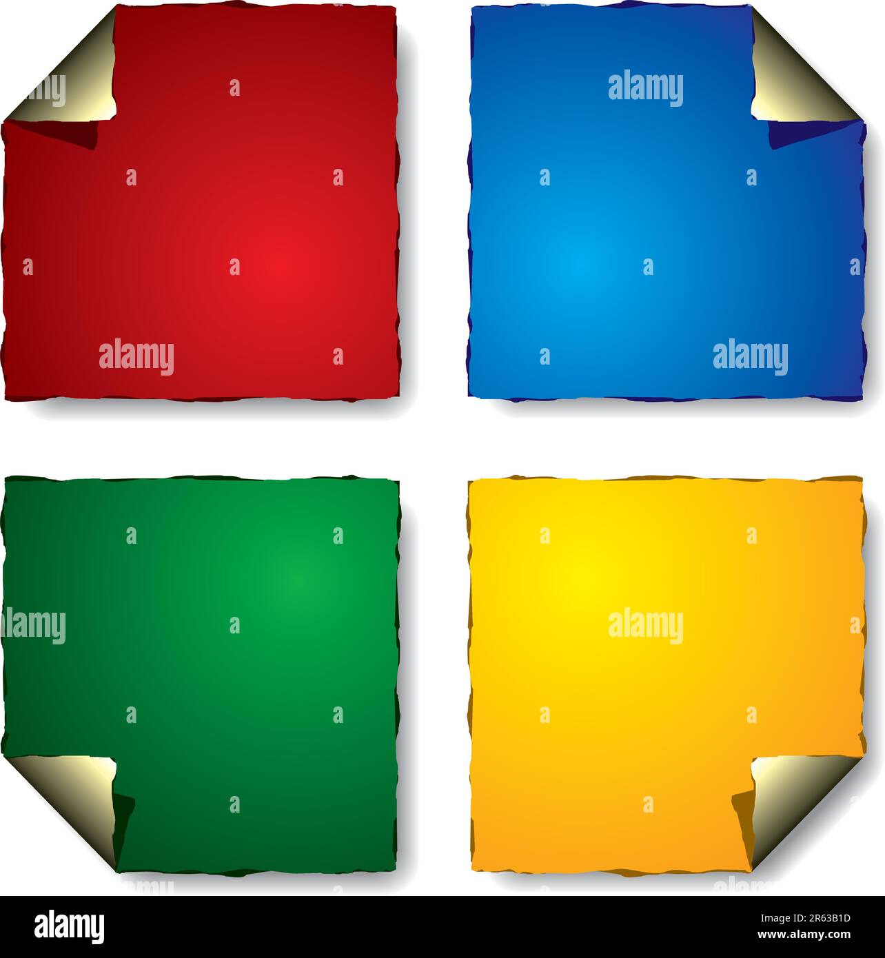 Colored square labels badges and stickers Stock Vector Image & Art - Alamy