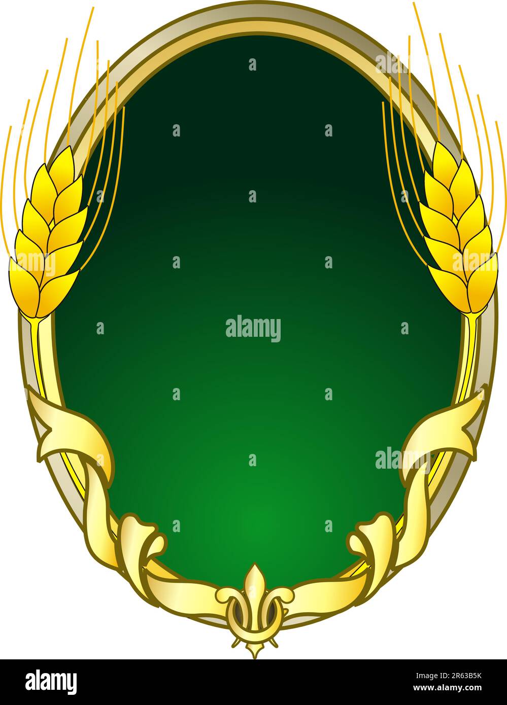 illustration of a vector logo with grain Stock Vector Image & Art - Alamy